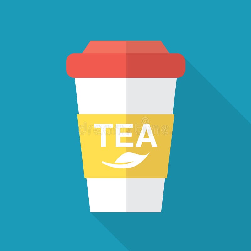 Tea to go stock vector. Illustration of morning, natural - 50634659