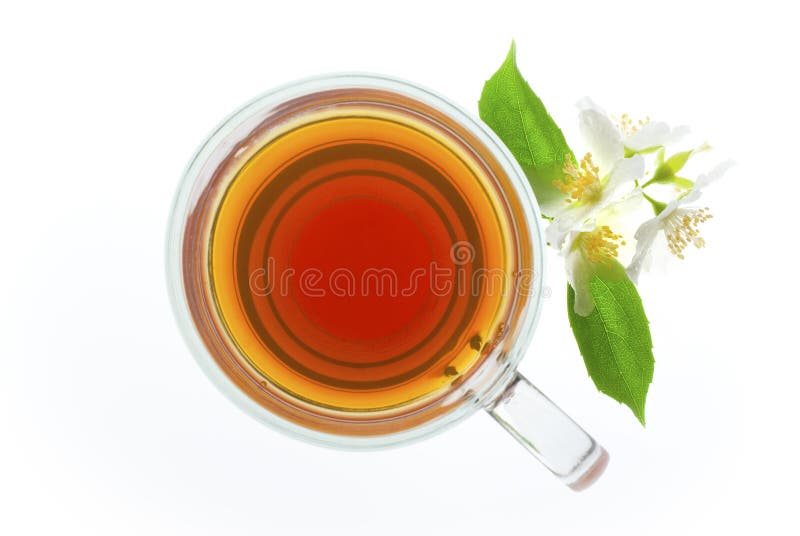 Tea top view stock image. Image of freshness, aromatherapy - 20876919