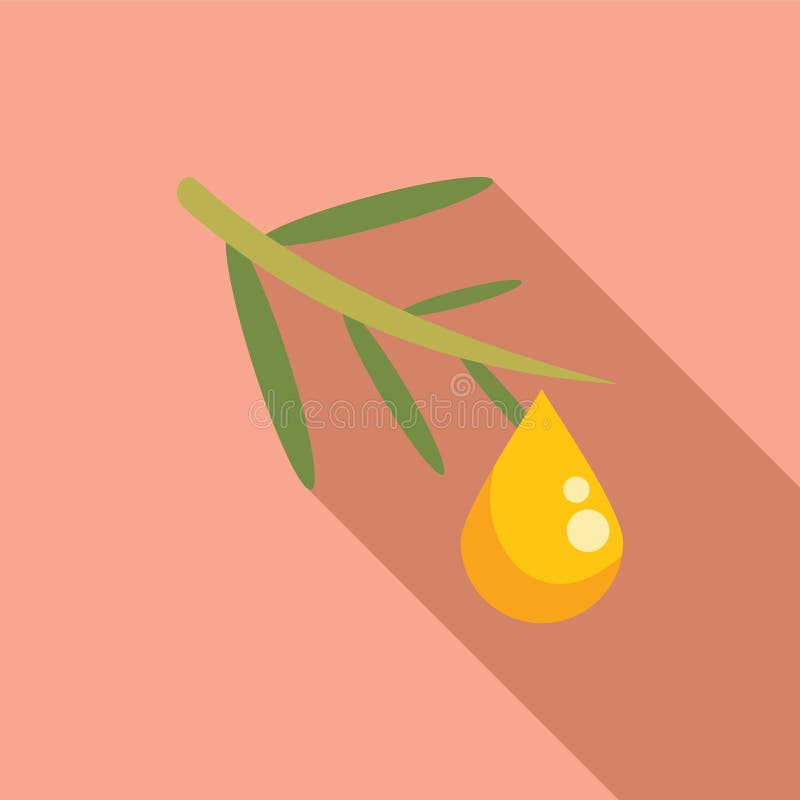 Tea Tree Essential Oil Dropping from Branch Illustration Stock Vector ...
