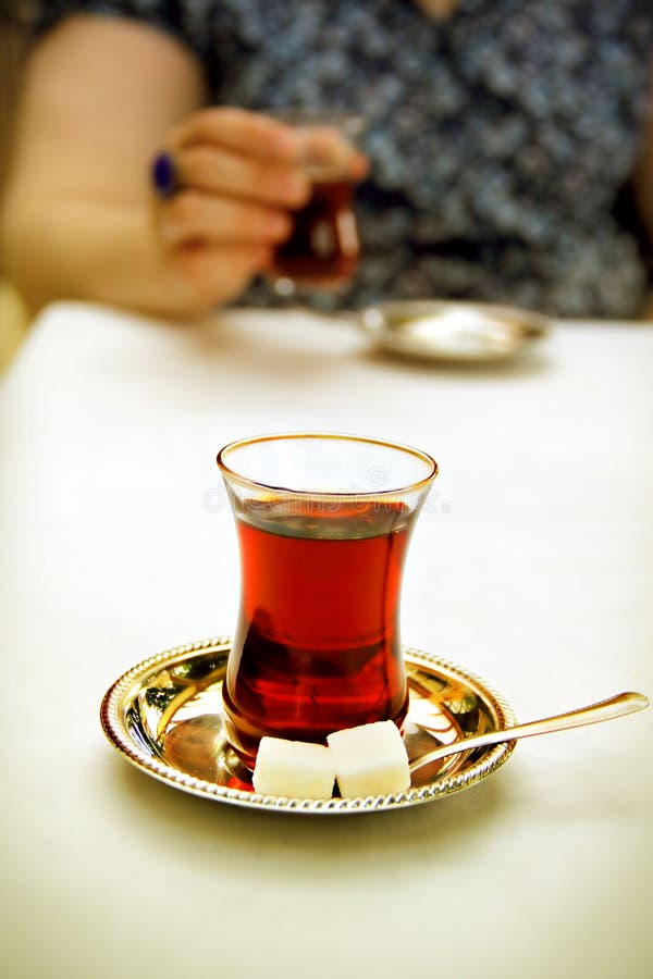 Turkish Tea stock image. Image of natural, plate, beverage - 9566029