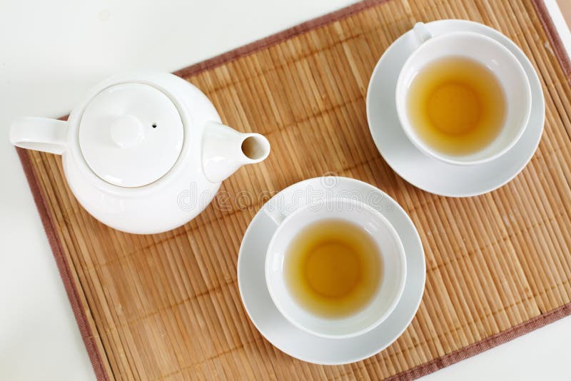 Tea for two stock image. Image of medicine, bamboomat - 28967743