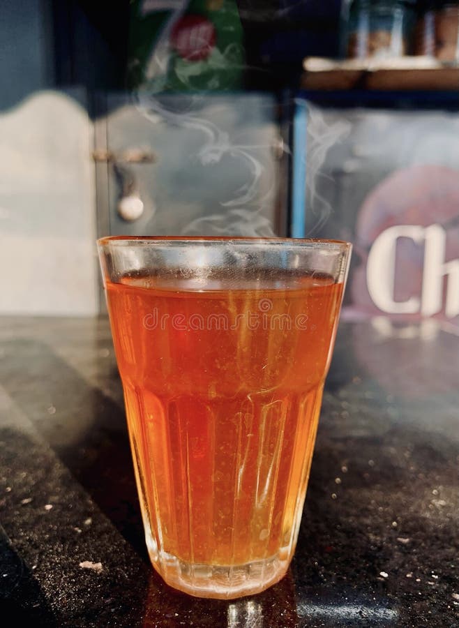 Tea with vapour stock image. Image of dessert, alcohol - 210980121