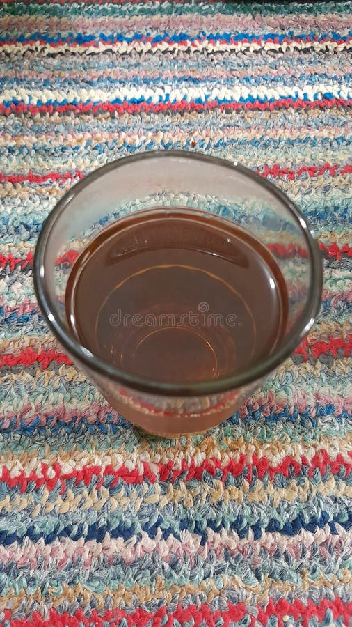 Tea Water, with Real Green Tea from the Mountains of Asia. Stock Photo ...