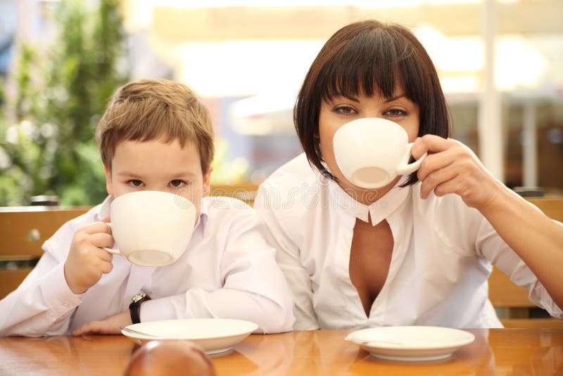 Tea stock photo. Image of female, drink, horizontal, drinking - 33533114
