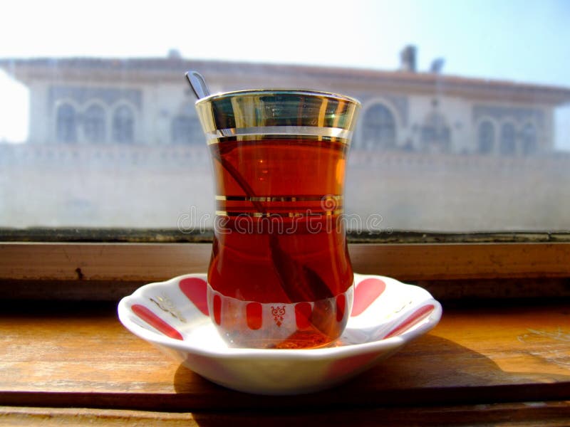 Tea turkish vapour simit stock photo. Image of steamboat - 875488
