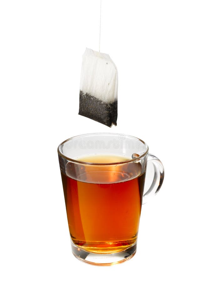 Teabagging Tea stock image. Image of beverage, transparent - 21786039