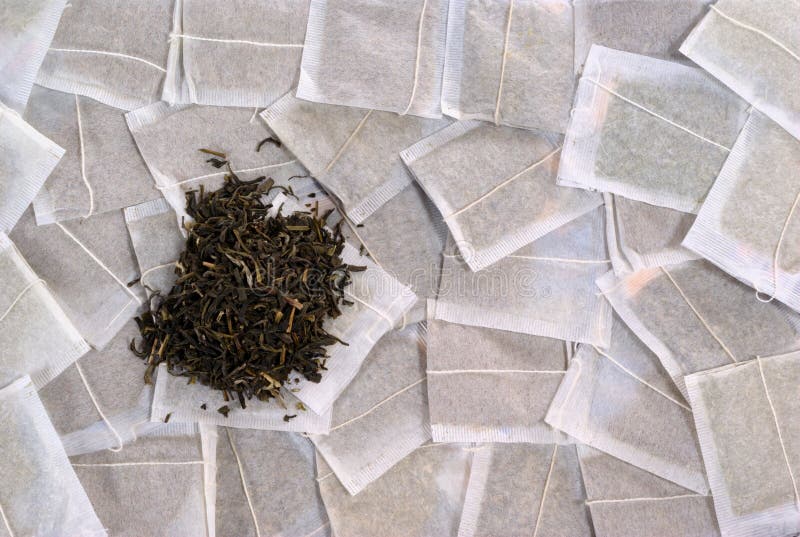 Teabags Pile Green Tea Stock Photos - Free & Royalty-Free Stock Photos ...
