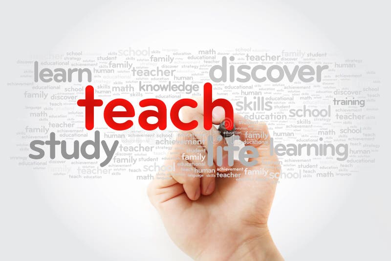 Teach Word Stars Learning Education School College Professor Tea Stock ...