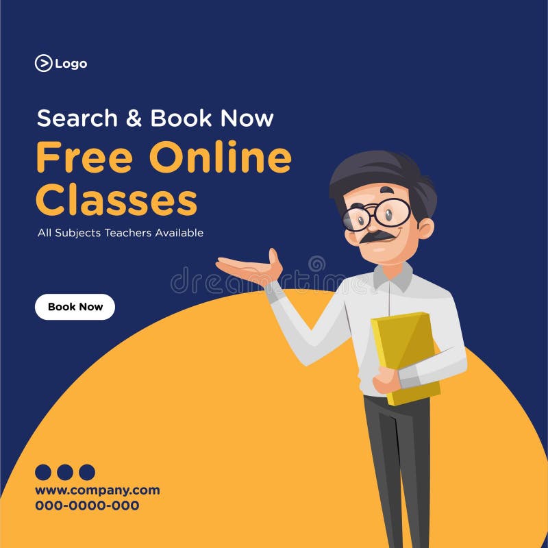 Free Online Classes of Banner Design Stock Vector - Illustration of ...