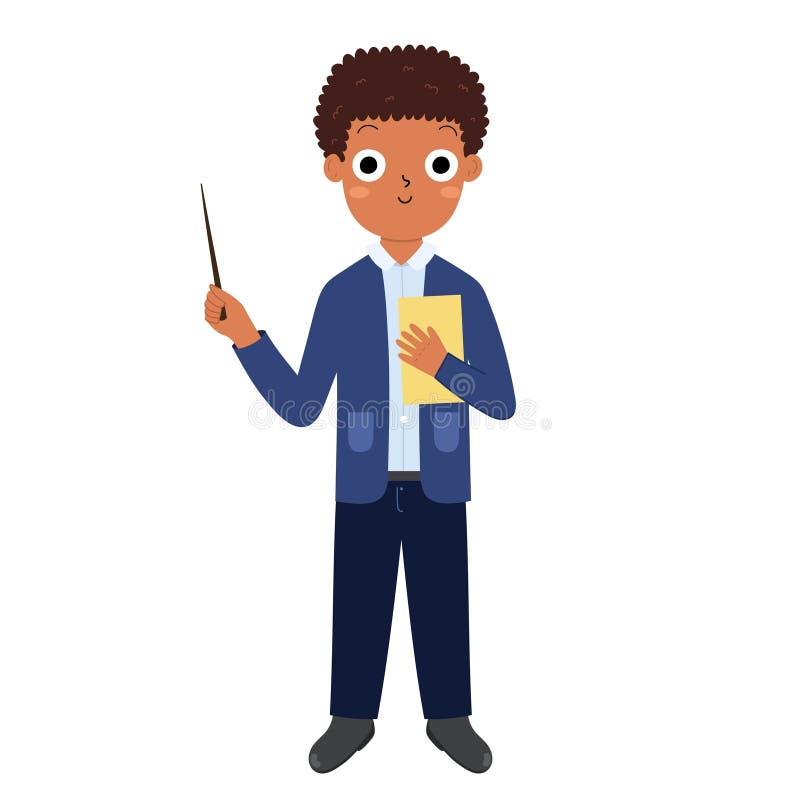 Stick Teacher Children Stock Illustrations – 316 Stick Teacher Children ...