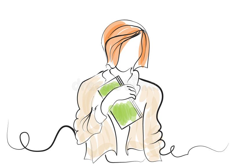 Teacher Abstract Illustration Stock Vector - Illustration of book ...