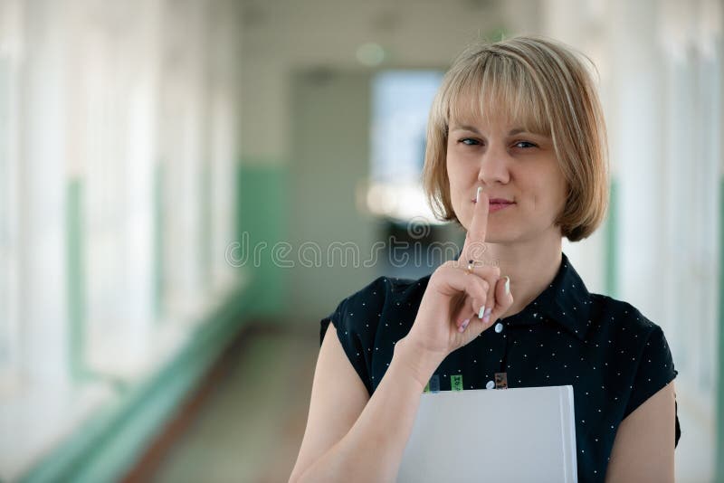Teacher. stock image. Image of close, hall, showing - 177052293