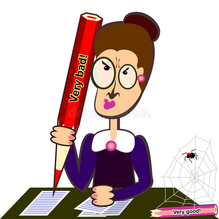 Pencil Teacher Character Stock Illustrations – 3,558 Pencil Teacher ...