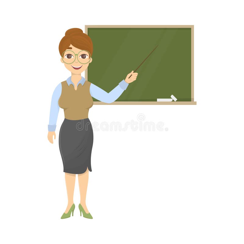 Teacher Chalkboard stock illustration. Illustration of education - 5894580