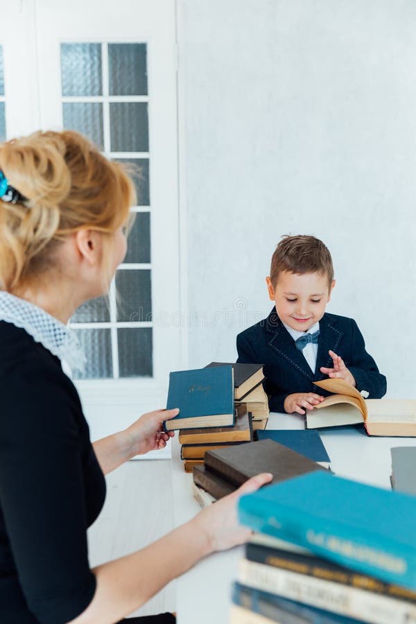 Teacher Conducting Lesson Book Children School Stock Photos - Free ...