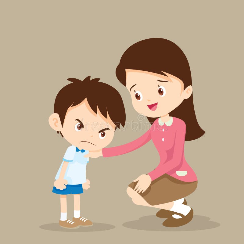 Teacher Comfort Student Stock Illustrations – 432 Teacher Comfort ...