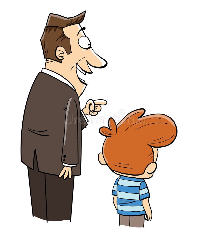 Teacher Explaining Something To a Student and Pointing Stock ...