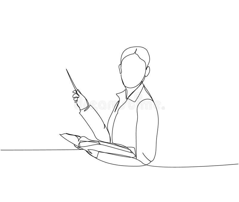 Teacher Line Drawing Stock Illustrations – 9,772 Teacher Line Drawing ...