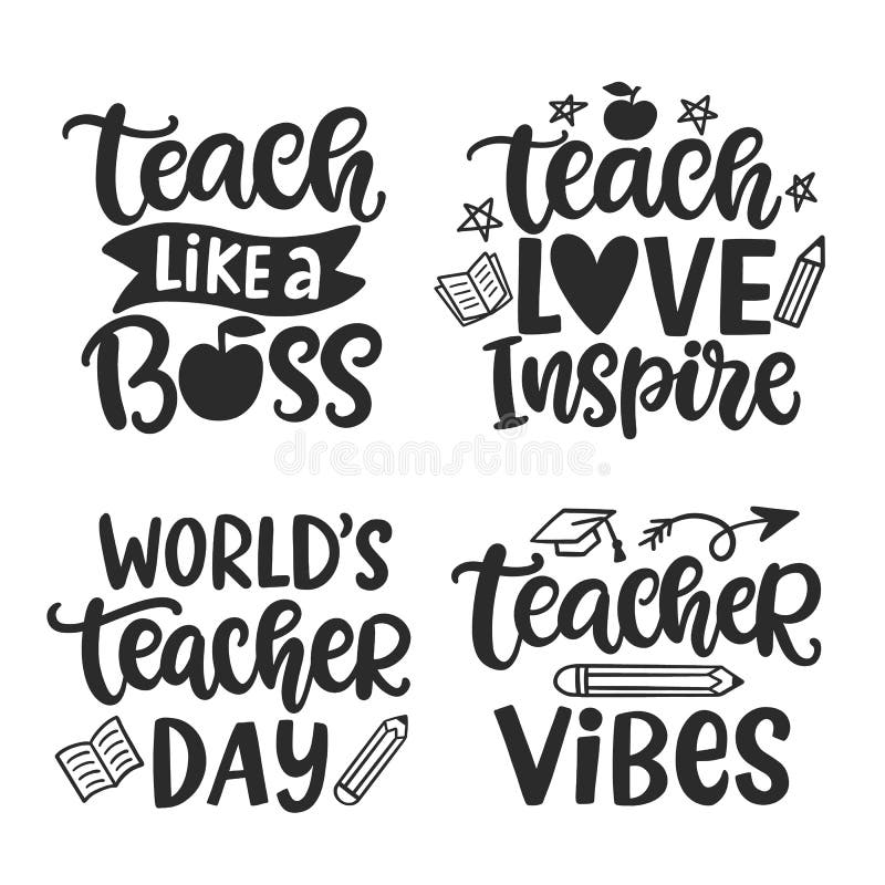Teacher Hand Lettering Stock Illustrations – 3,450 Teacher Hand ...