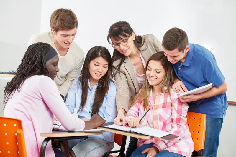 Teacher Gives Private Lessons Stock Photo - Image of apprenticeship ...