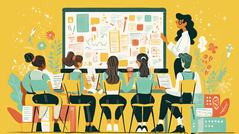 Collaborative Classroom Stock Illustrations – 3,045 Collaborative ...