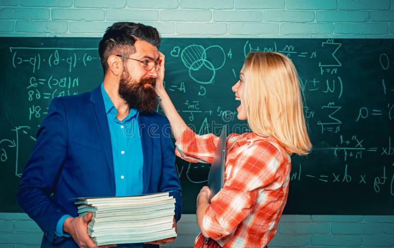 Nerd Funny Student Preparing for University Exams. Students Campus ...