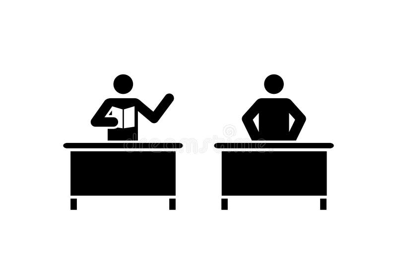 Classroom Icon Adult Stock Illustrations – 697 Classroom Icon Adult ...