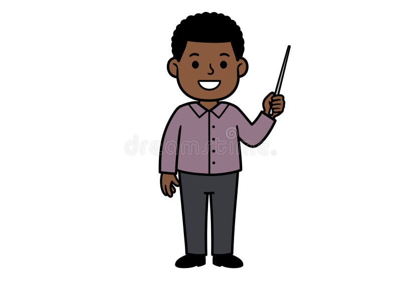African American Teacher Clipart Stock Vector - Illustration of ...