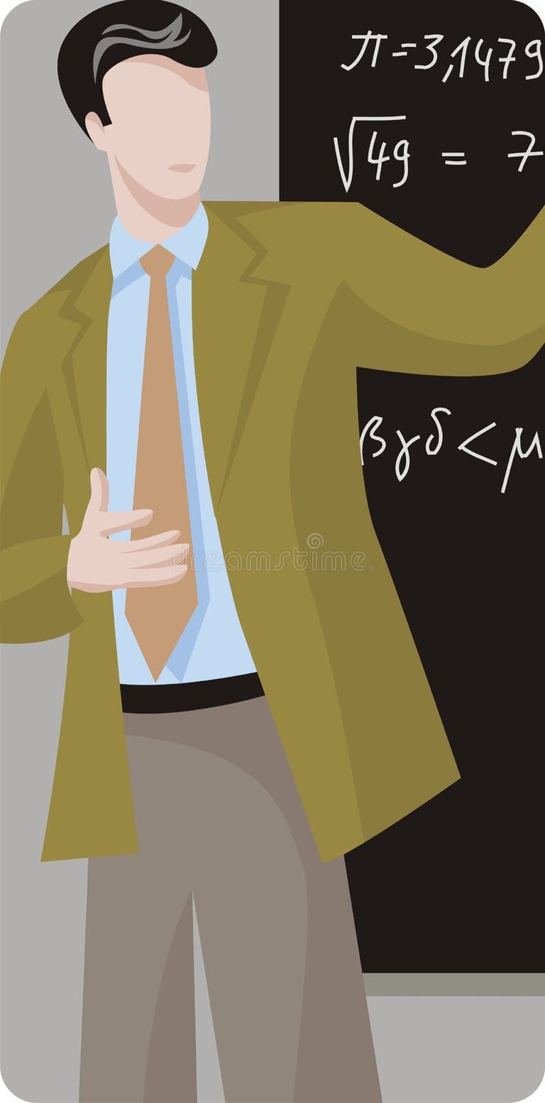 Math Teacher Stock Illustrations – 14,145 Math Teacher Stock ...