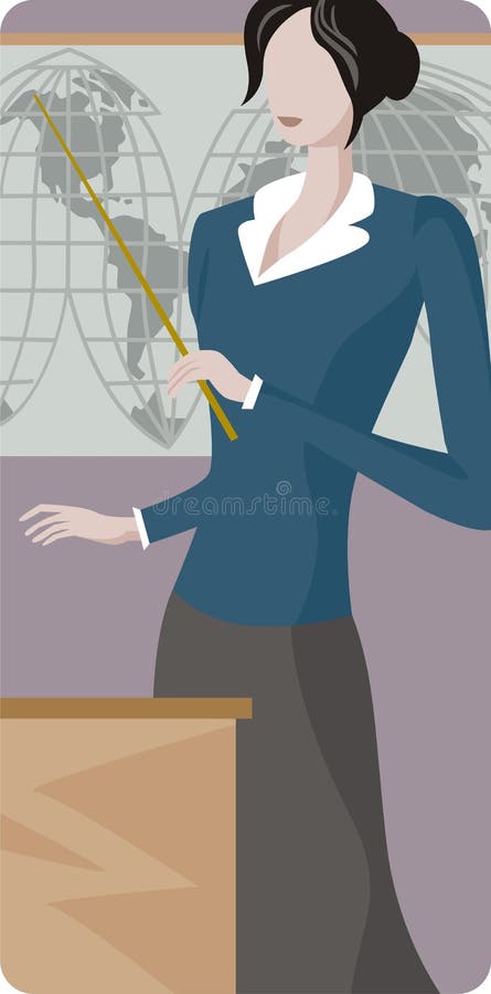 Teacher Illustration Series Stock Vector - Illustration of education ...