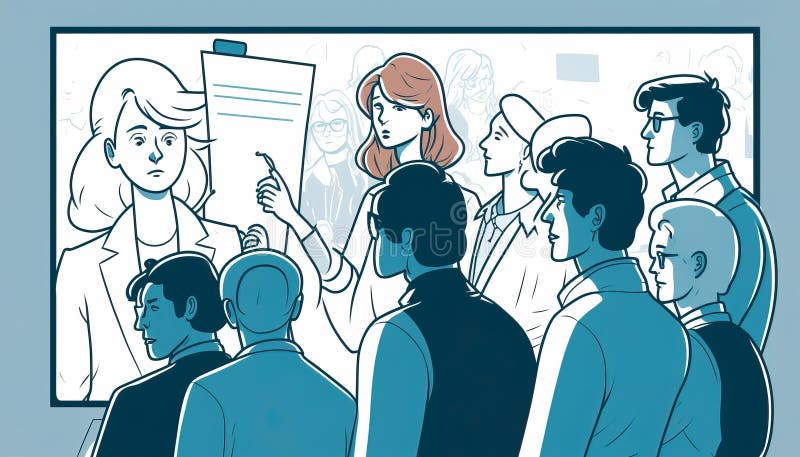 Teacher Leading a Dynamic Classroom Discussion - Ai Generated Stock ...