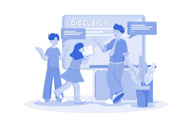 Class Discussion Stock Illustrations – 4,548 Class Discussion Stock ...