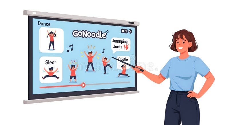 Gonoodle Stock Illustrations – 3 Gonoodle Stock Illustrations, Vectors ...