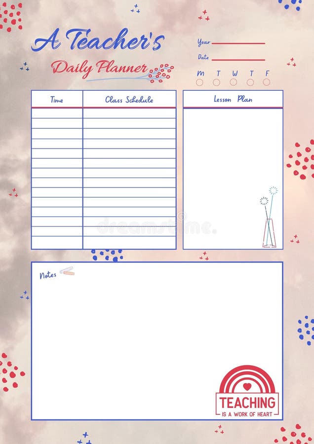 Teacher Work Journal Stock Illustrations – 42 Teacher Work Journal ...