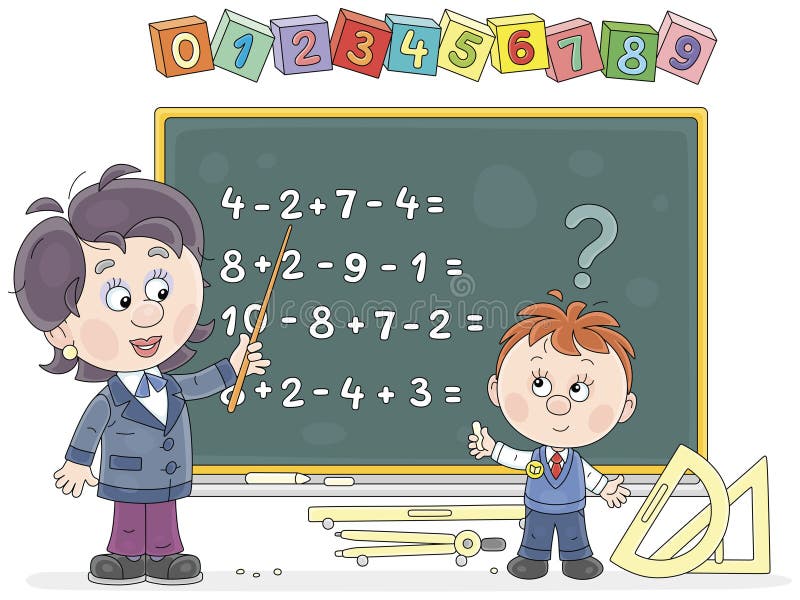 Mathematics stock illustration. Illustration of kiddish - 2213163