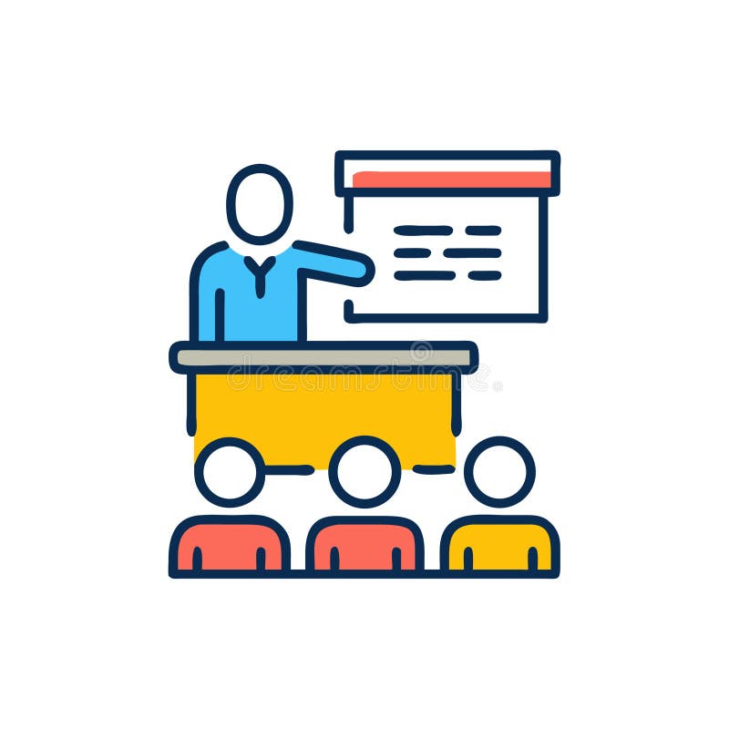 Teacher Presenting Data To Students in a Classroom Setting Stock Photo - Illustration of ...