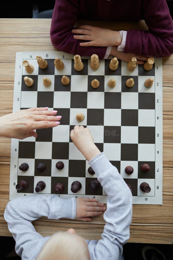 Teacher Preventing Wrong Move Stock Photo - Image of game, king: 150000532