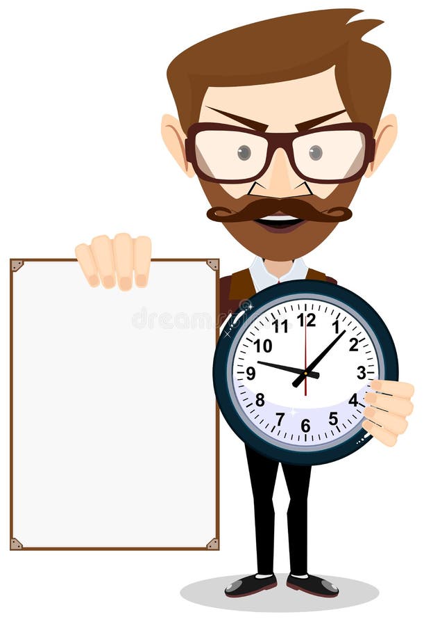 Timesheet Vector Infographic in Minimal Outline Style Stock Vector ...