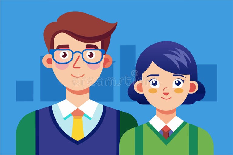 A Teacher and Student Pose Happily, Representing a Positive Learning ...