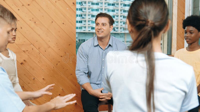 Teacher Talk about Mental Health Problem and Sharing Idea with Boy ...