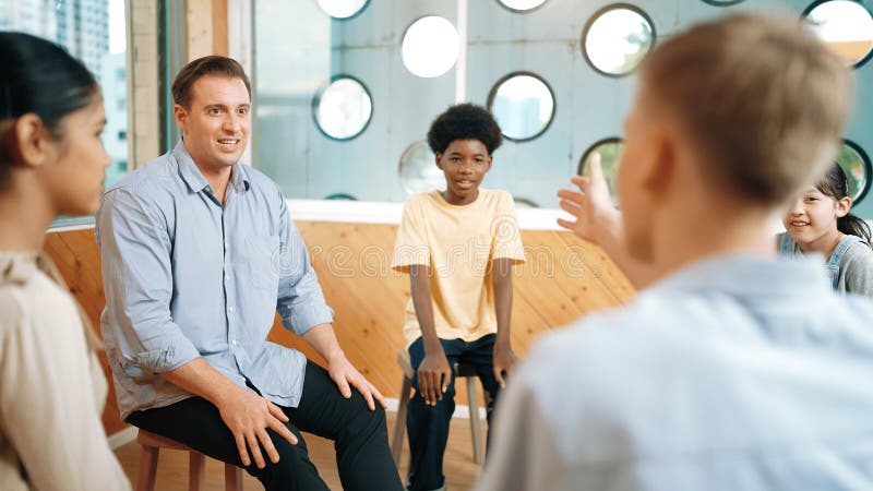 Teacher Talk about Mental Health Problem and Sharing Idea with Boy ...