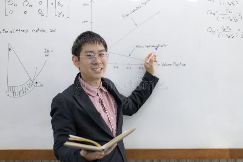 Teacher is Teaching Physics To Students during the New School Days ...