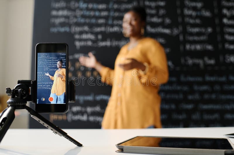 Teacher Teaching it To Students Online Stock Photo - Image of ...