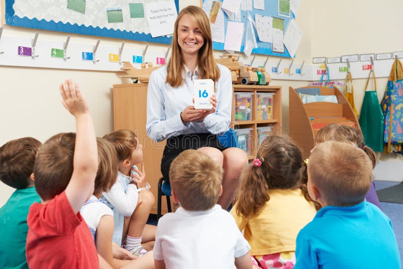 Children Raising Their Hands Stock Photo - Image of bench, child: 77703248