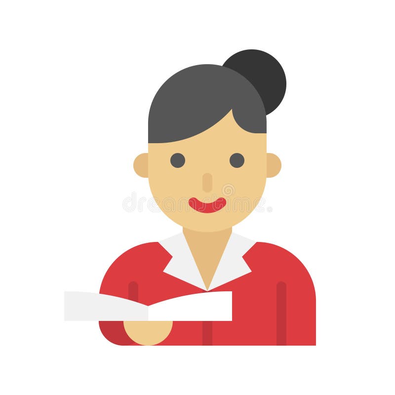 Teacher Vector, Back To School Filat Style Icon Stock Vector ...