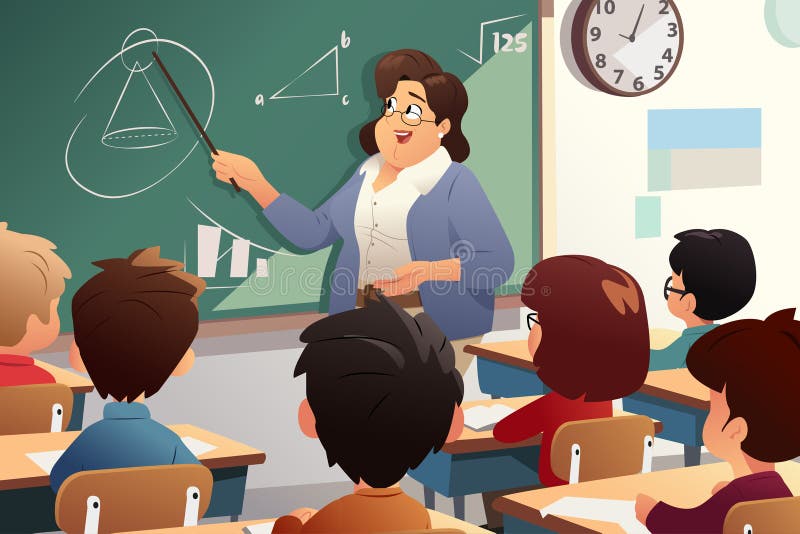 Kids in classroom stock vector. Illustration of female - 20644263