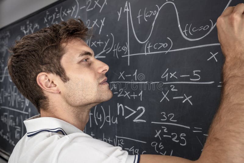 Teacher at work stock photo. Image of book, read, blackboard - 17537592