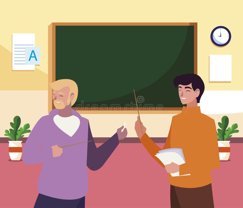 Classroom Pair Work Stock Illustrations – 149 Classroom Pair Work Stock ...