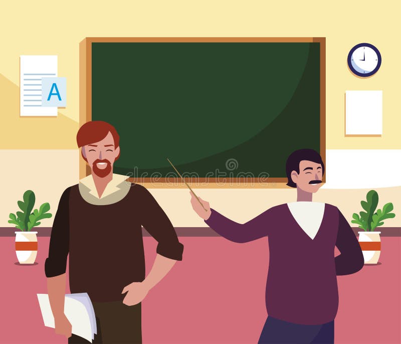 Classroom Pair Work Stock Illustrations – 149 Classroom Pair Work Stock ...