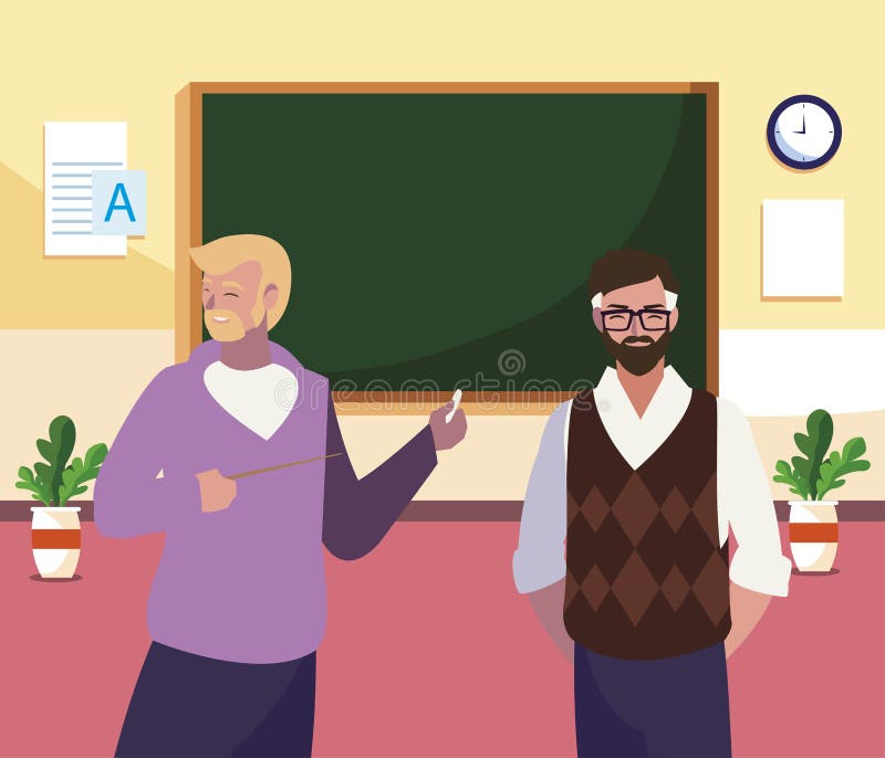 Classroom Pair Work Stock Illustrations – 149 Classroom Pair Work Stock ...